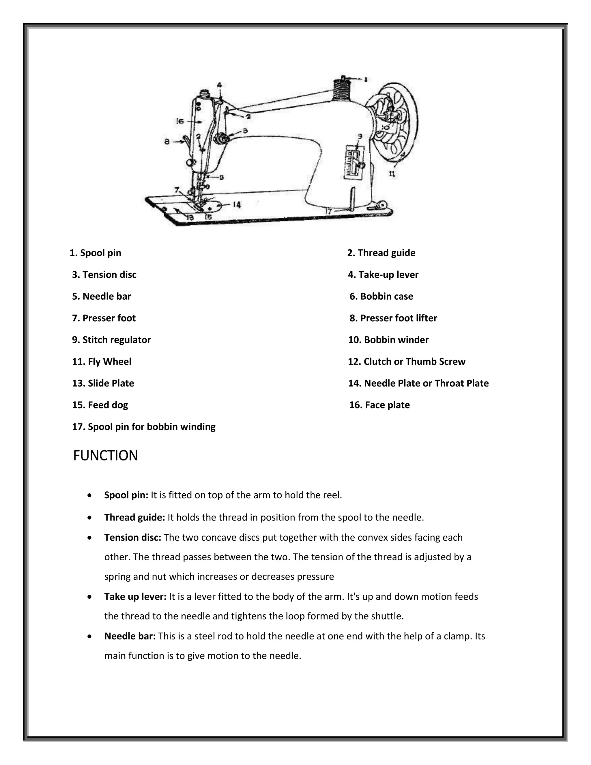 Sensors used in sewing machine EOT | DOCX