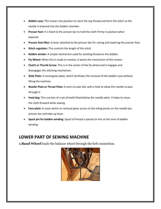 Sensors used in sewing machine EOT | DOCX