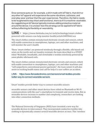 Sensors used in sewing machine EOT | DOCX