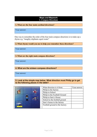 Geography Skills Revision | DOC