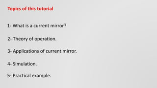 Current mirror | PPTX