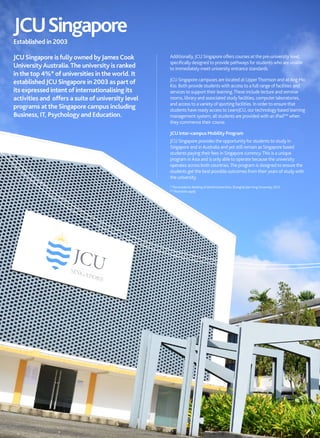 Executive Program: JCU Singapore | PDF | Undergraduate Education ...