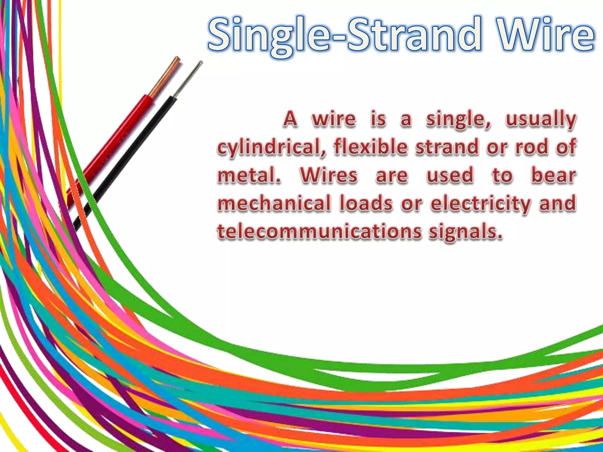types of wire | PPT