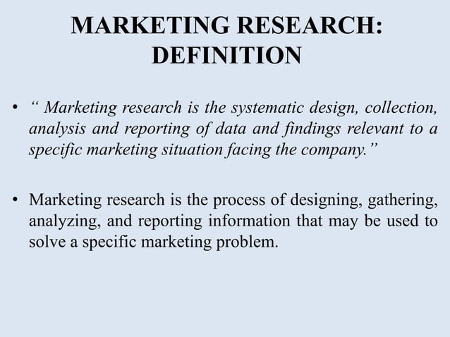 Steps in marketing research process | PPTX | Marketing and Advertising ...