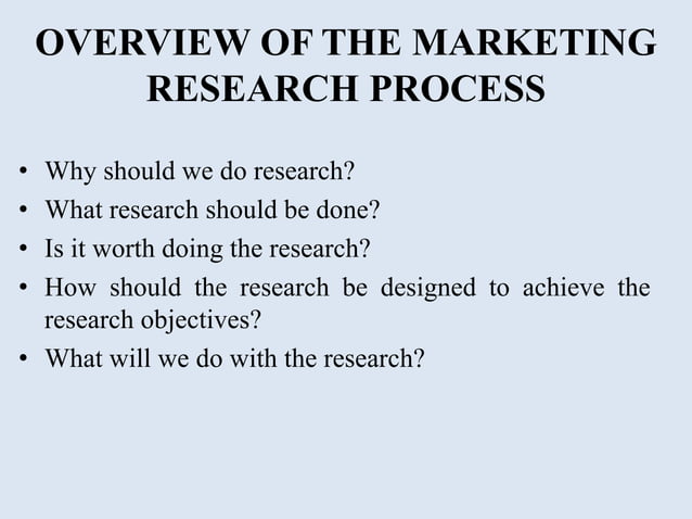 Steps in marketing research process | PPTX | Marketing and Advertising ...