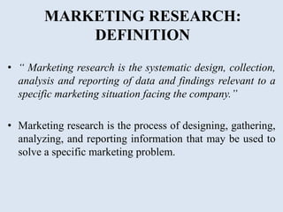 Market Research Process