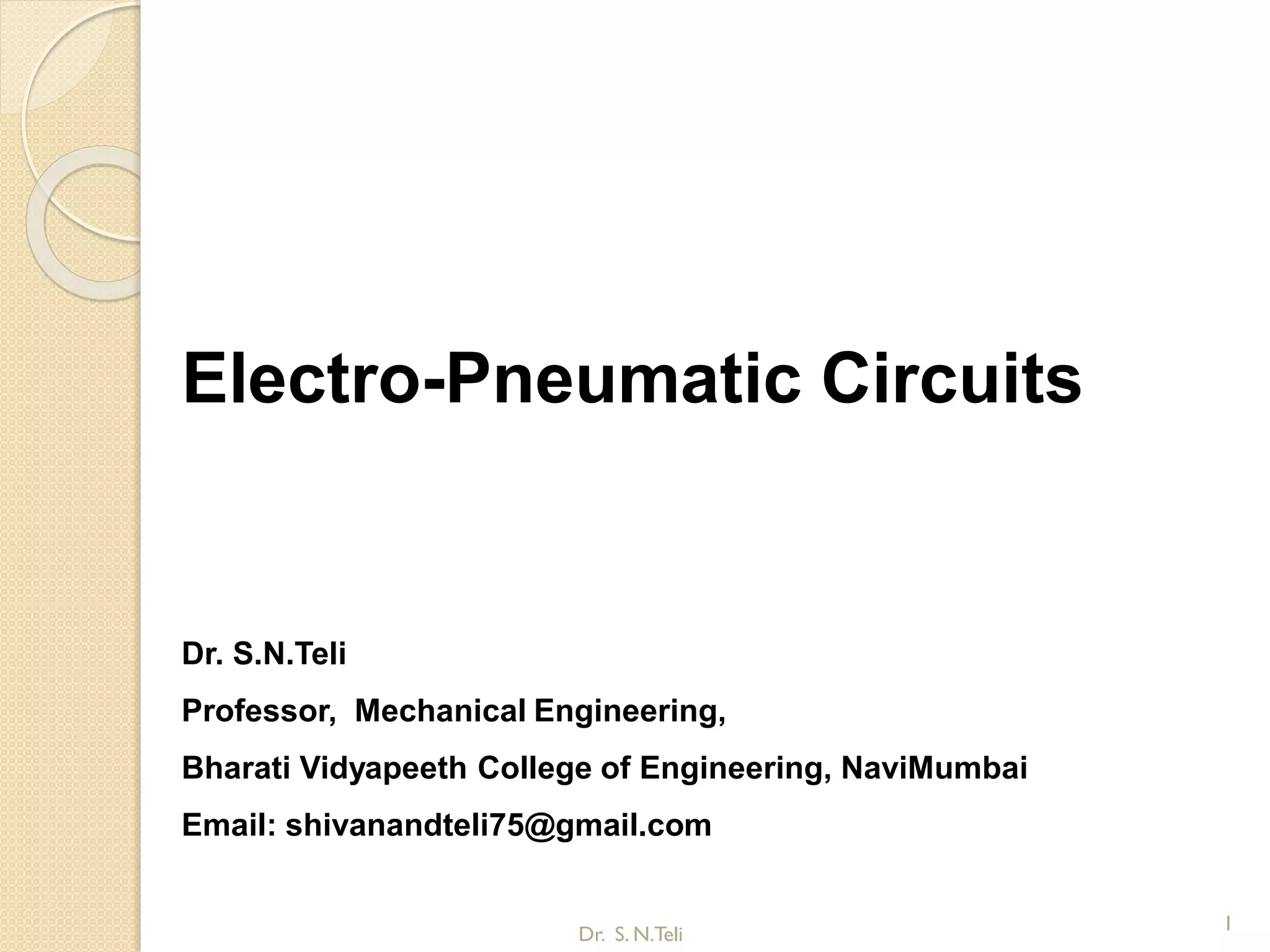 Electro-Pneumatics | PDF