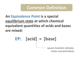 Equivalence Points | PPT