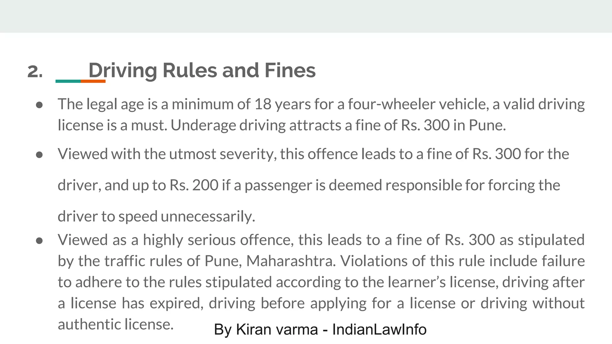 Traffic rules & fines | PPT