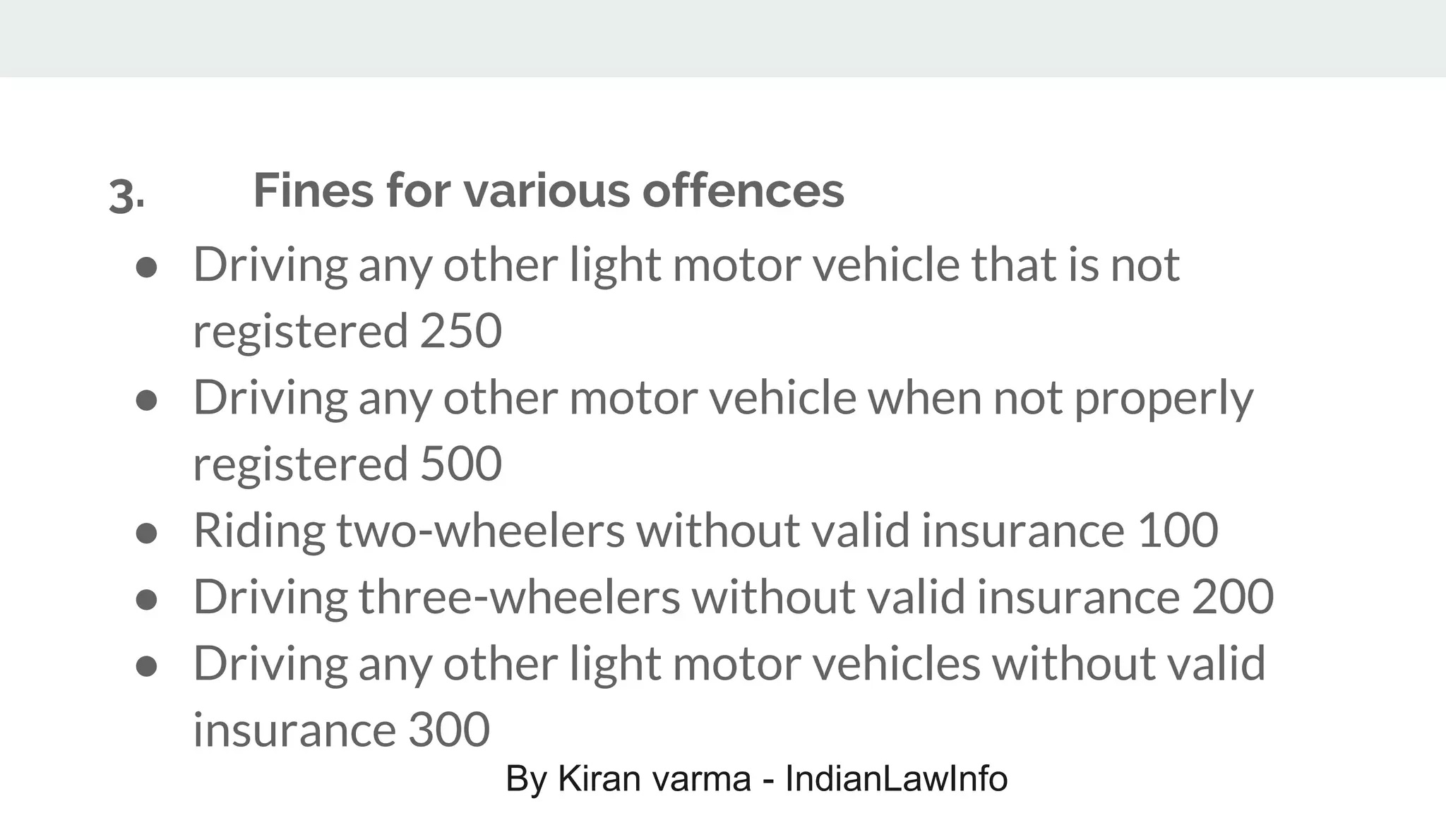 Traffic rules & fines | PPT