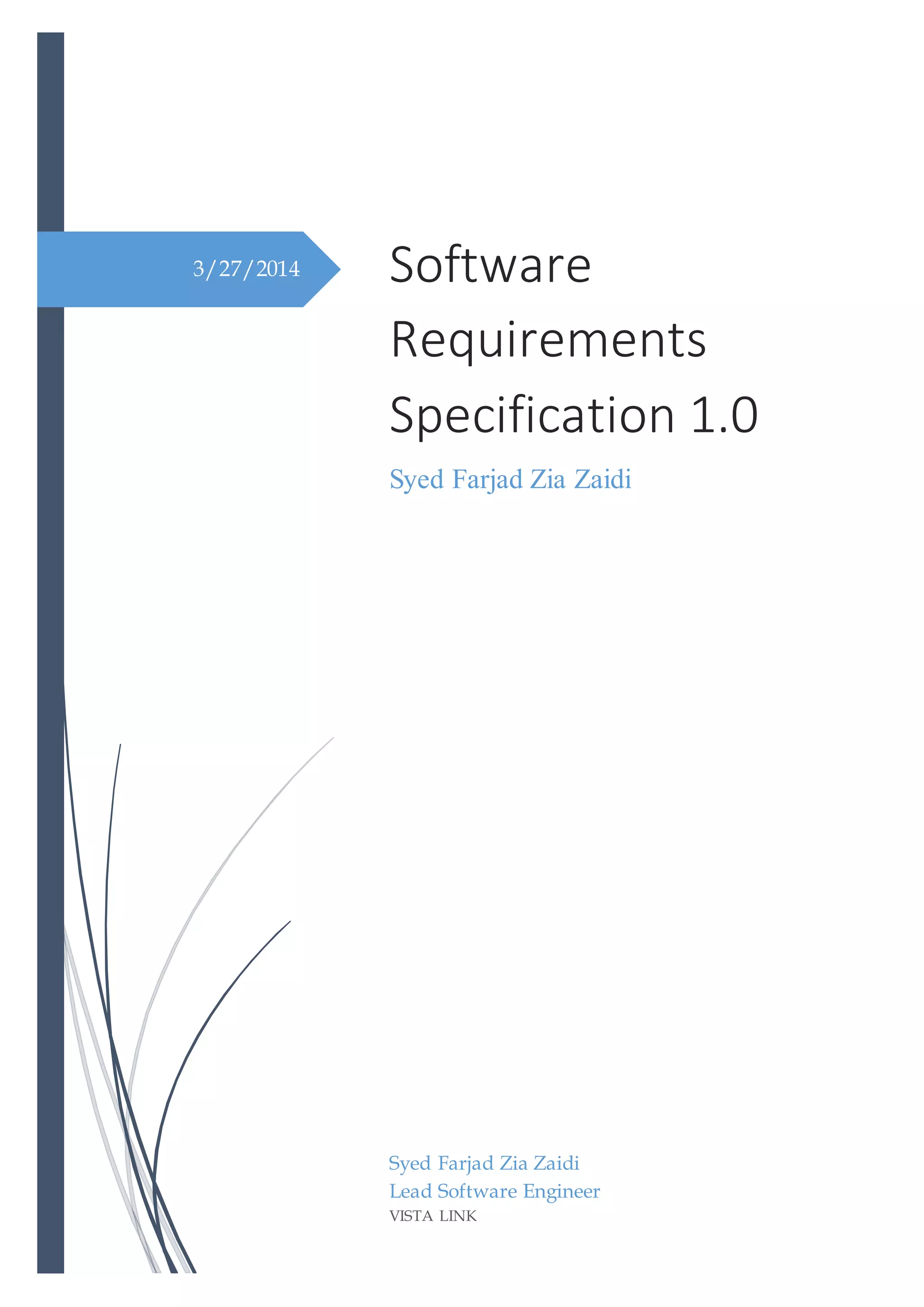 Software Requirement Specification - Software Pack Solution 14 | PDF