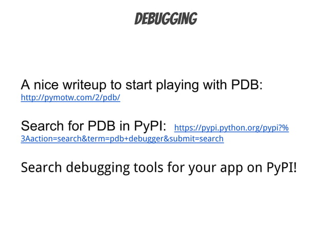 PYTHON: From programmer to tamer | PPT