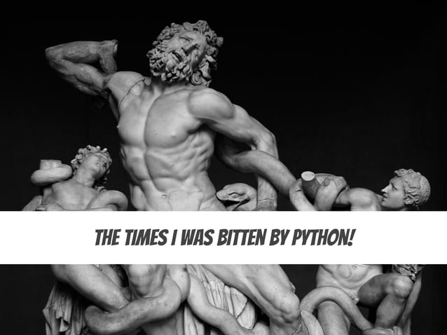 PYTHON: From programmer to tamer | PPT