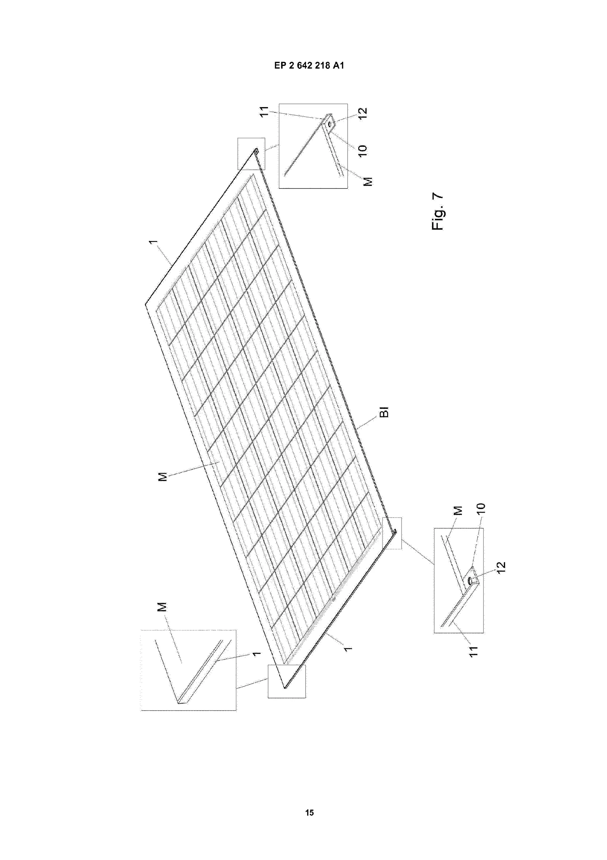 A modular apparatus for architectural integration of frameless solar ...