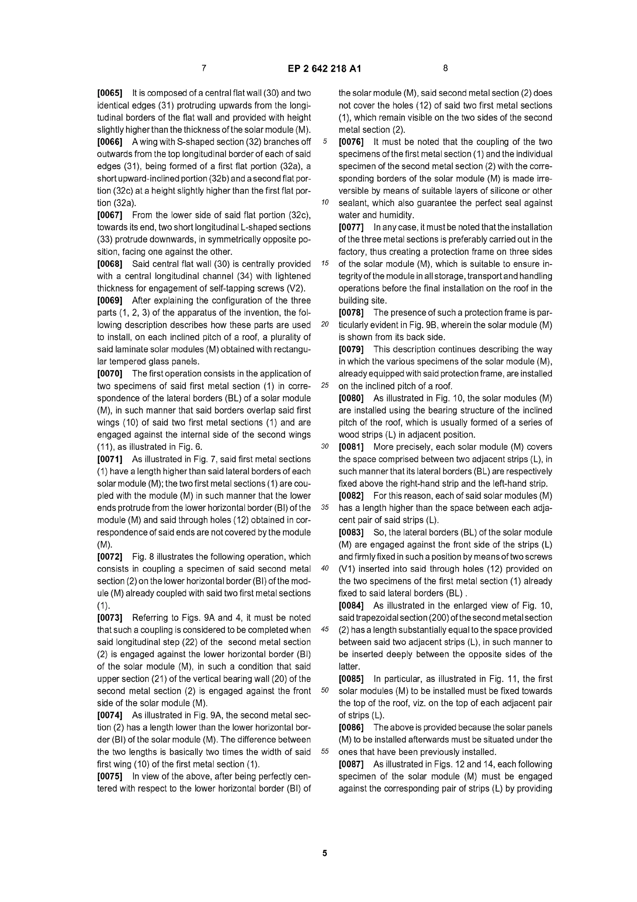 A modular apparatus for architectural integration of frameless solar ...