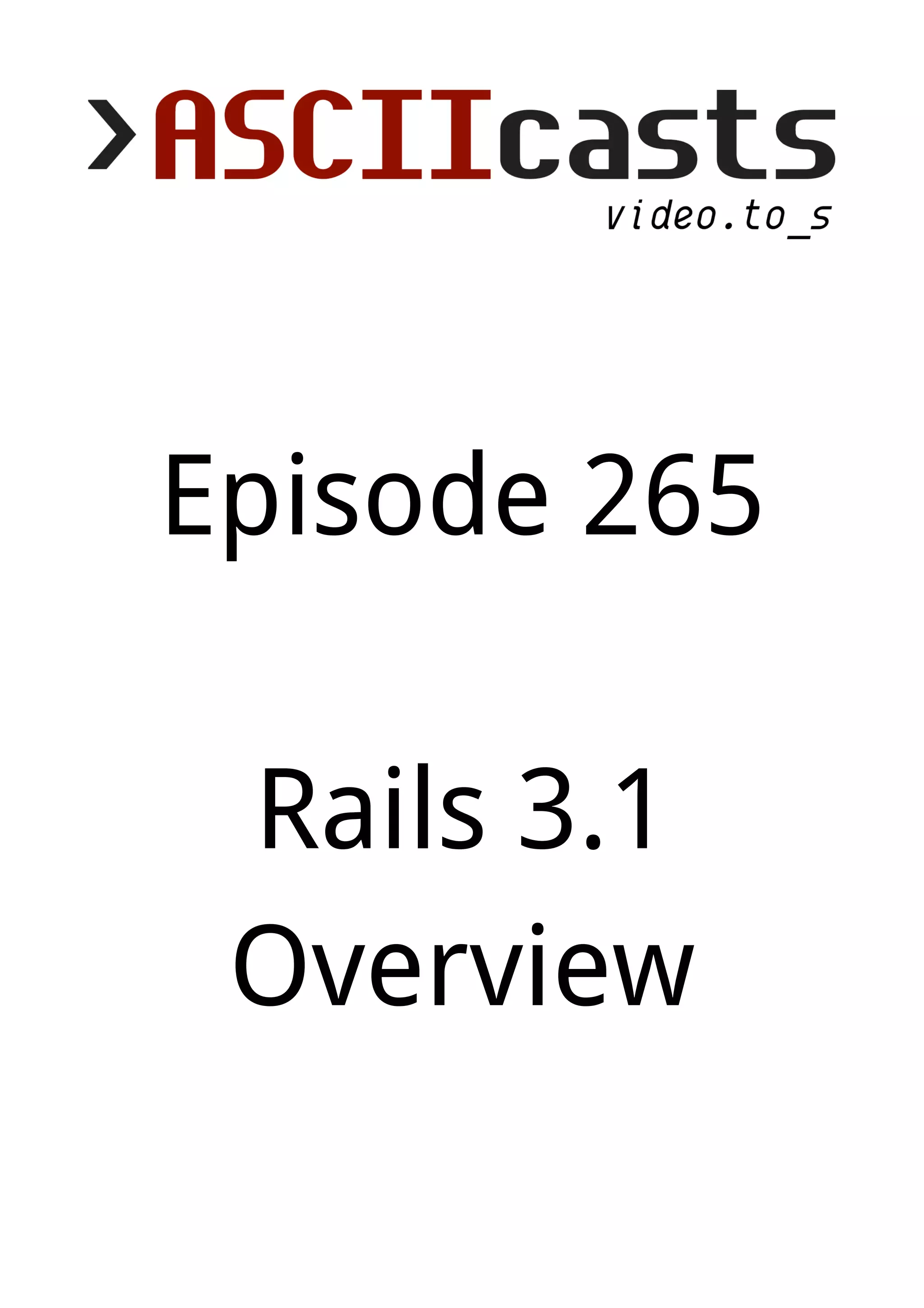 Create a new project in ROR | PDF
