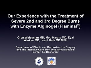 EWMA 2013 - Ep470 - Our Experience with the Treatment of Severe 2nd and ...