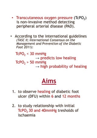 EWMA 2014 - EP476 DIABETIC FOOT ULCER HEALING IN RELATIONSHIP WITH ...