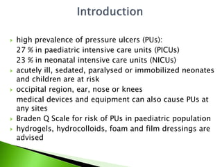 EWMA 2013 - Ep531 - Treatment of pressure ulcer in childhood | PDF