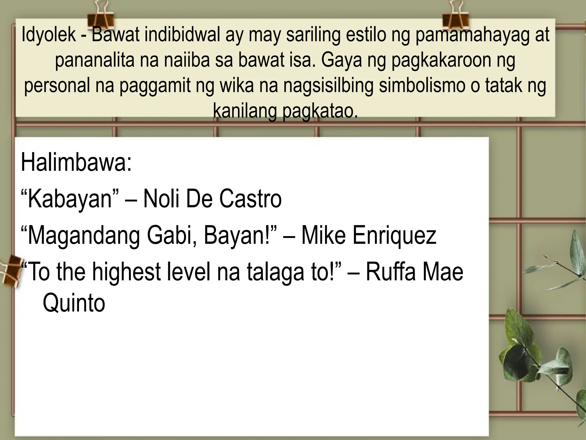 sitwasyong pangwika - komunikasyon at pananaliksik | PPTX