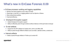 Release 16 EP6 - What's New in EnCase & Tableau | PPT