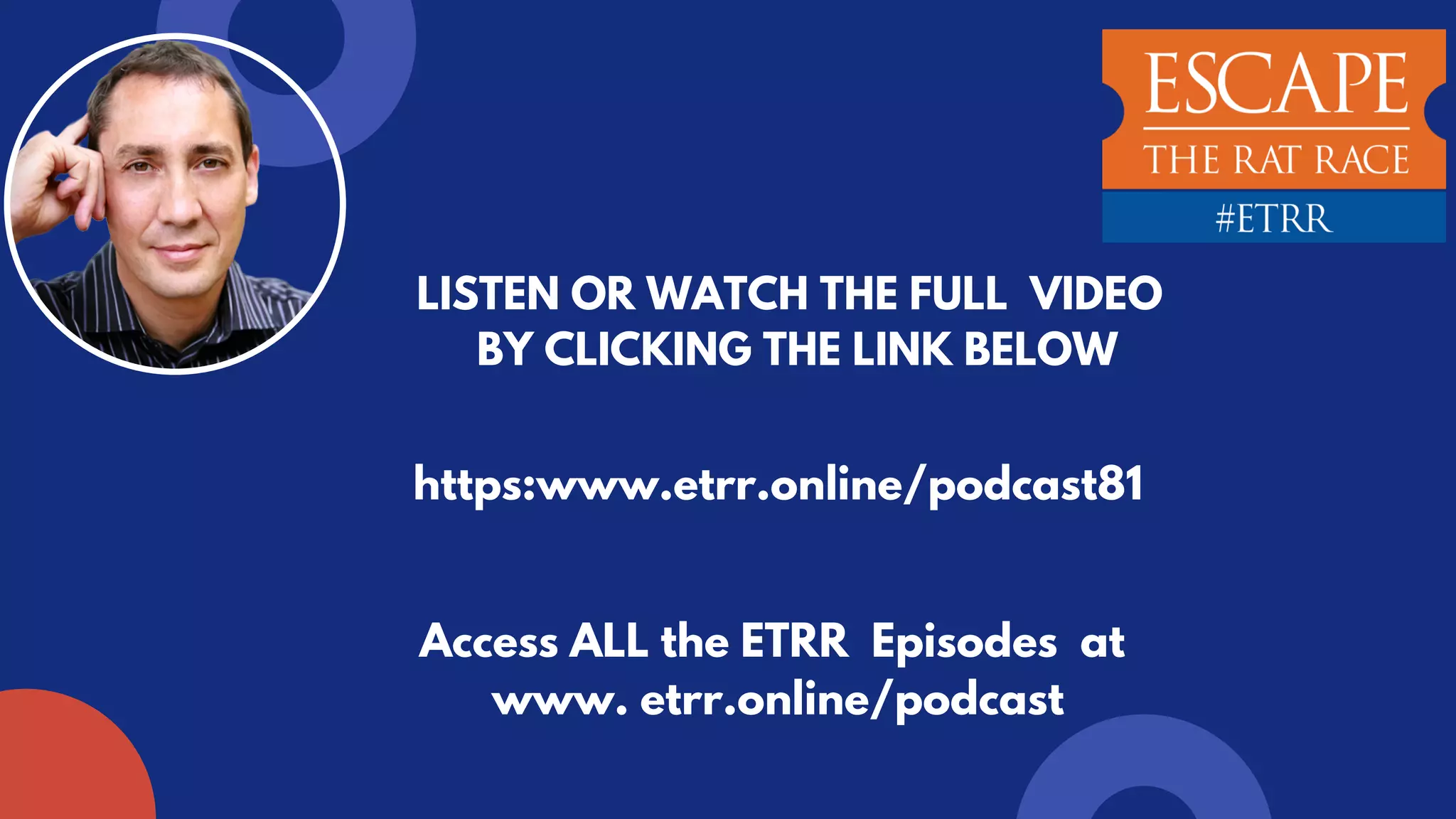 Escape the Rat Race Radio Episode 81- Brian Mayne [Goal Mapping] | PDF