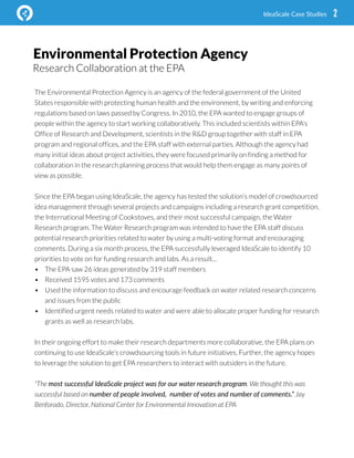 Case Study: Environmental Protection Agency | PDF | Environmental ...