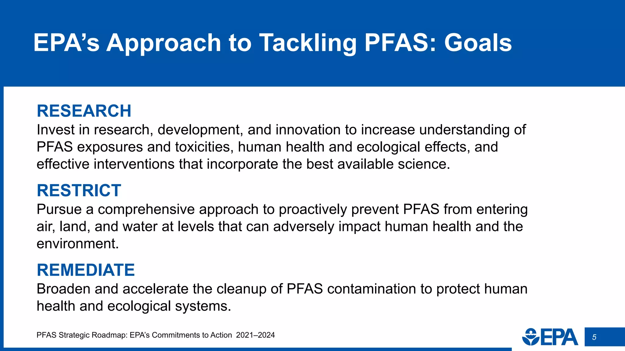 18 January 2022: OECD Webinar on Risk Reduction Initiatives for PFAS ...