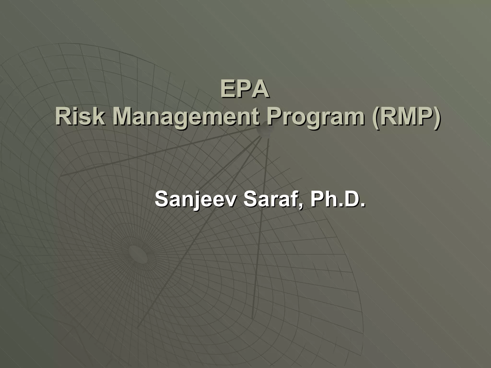 EPA RMP Regulations | PPT