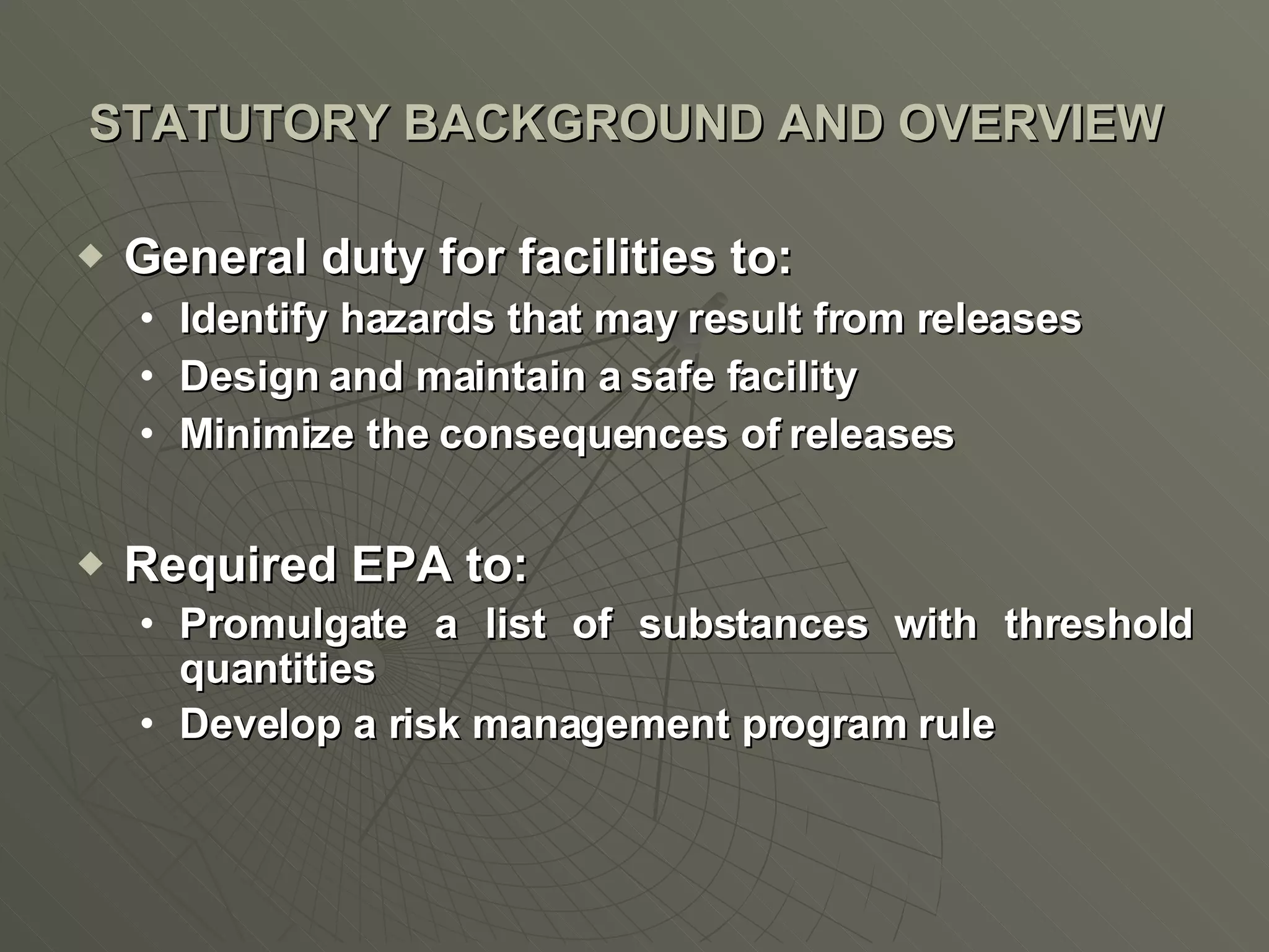 EPA RMP Regulations | PPT
