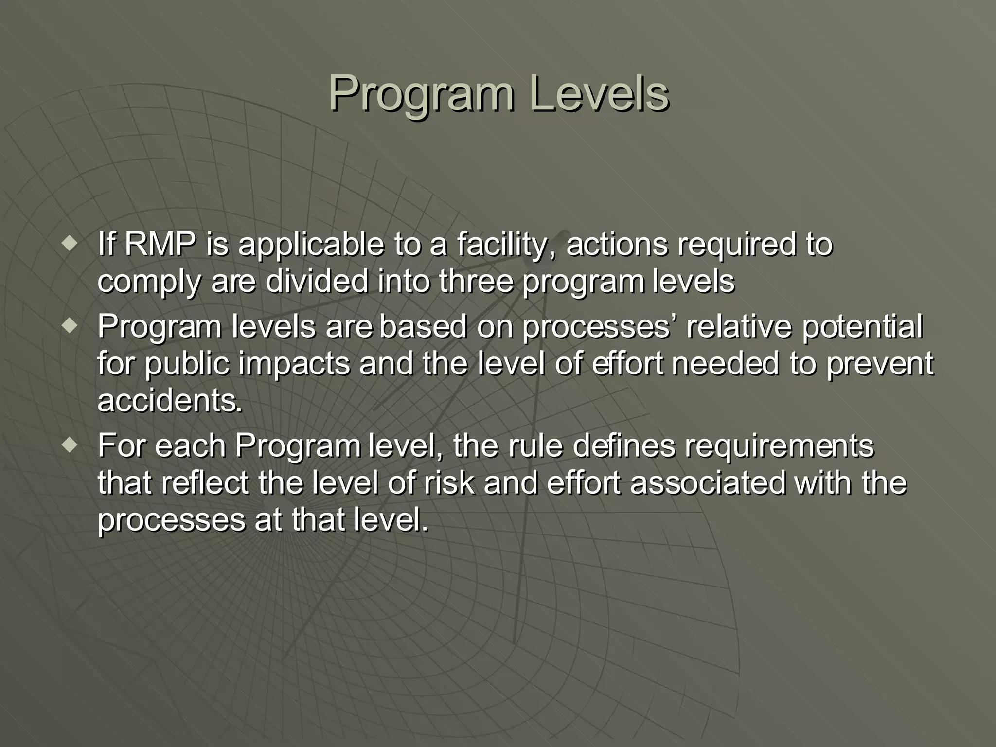 EPA RMP Regulations | PPT