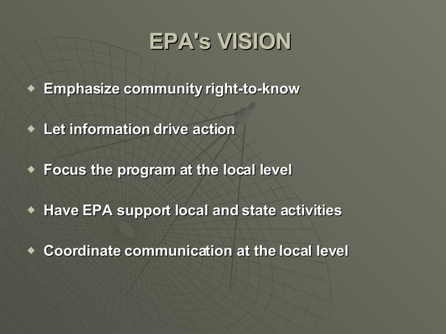 EPA RMP Regulations | PPT | Environmental Services Industry | Industries