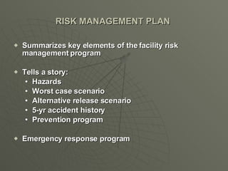 EPA RMP Regulations | PPT