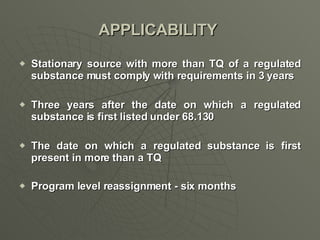 EPA RMP Regulations | PPT