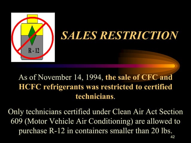 EPA 608 certification and refrigerant handling procedure | PPT