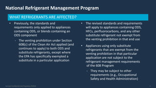 EPA Section 608 Regulation Changes 2018-2019 | PDF