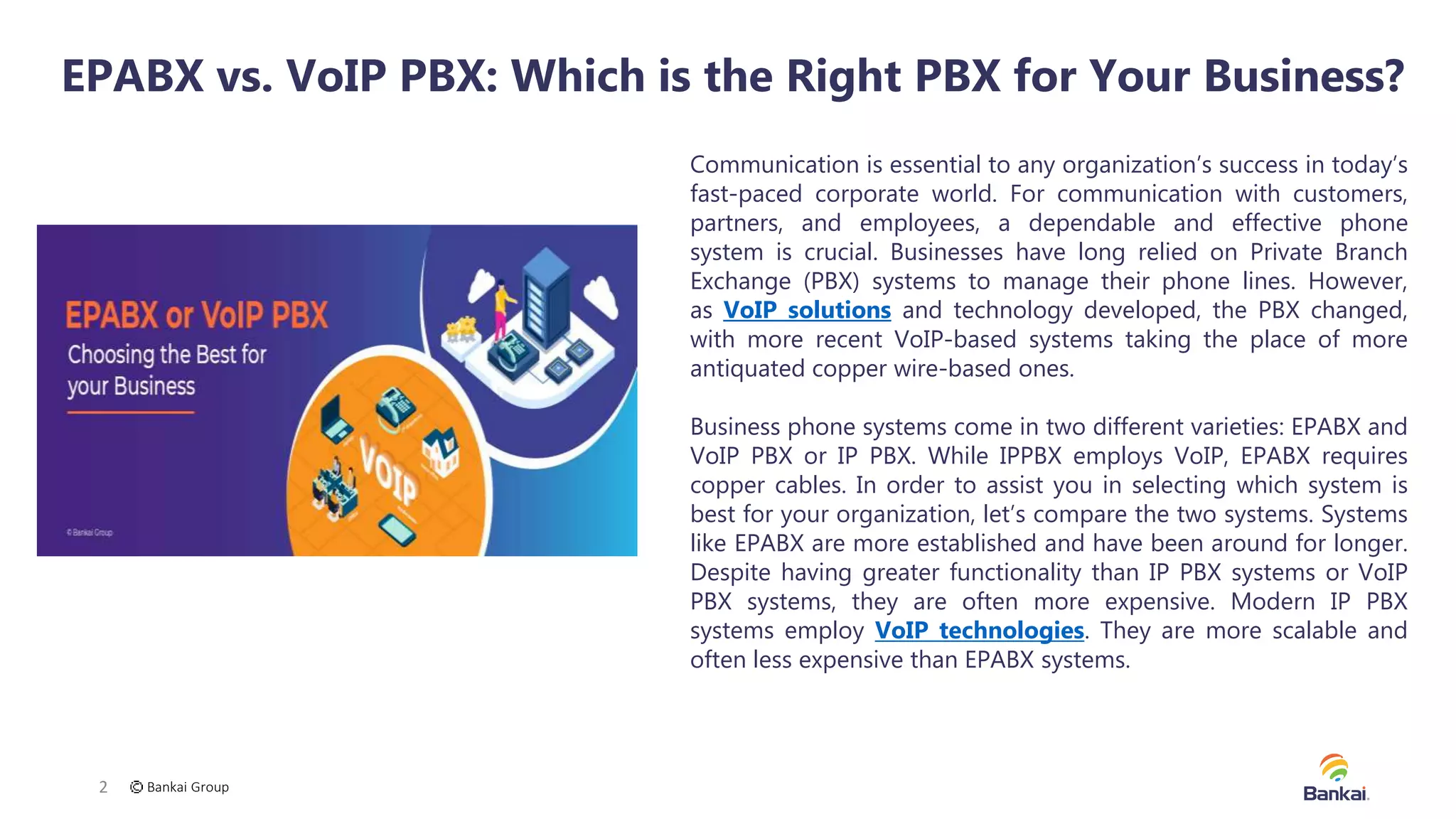 EPABX vs. VoIP PBX Which is the Right PBX for Your Business.pptx