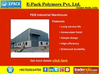 PEB Building Manufacturers, PEB Building Design Supplier in Noida | PPT