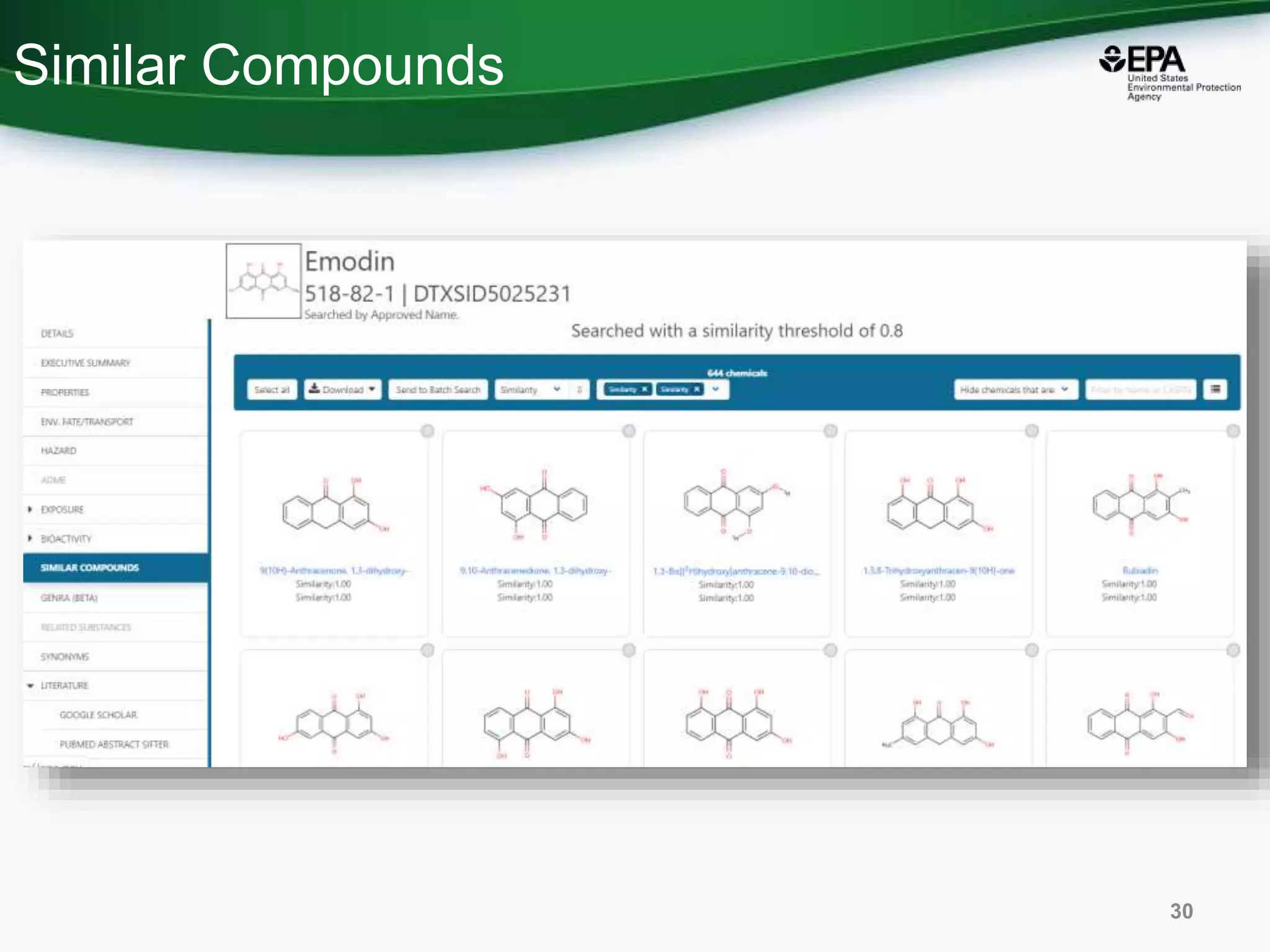 EPA CompTox Chemicals Dashboard as a Data Integration Hub for ...