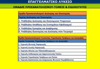 Epaggelmatiko lykeio | PPT