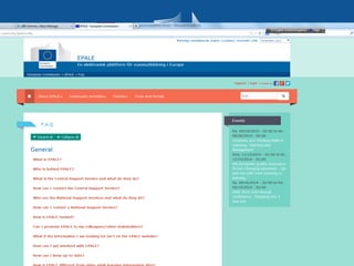 EPALE Electronic Platform for Adult Learning in Europe | PPT