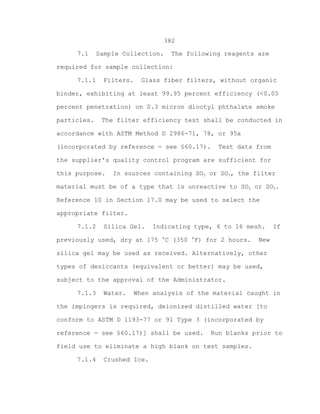 Epa method 5(m-05) | PDF
