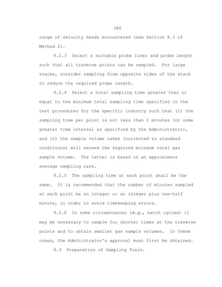 Epa method 5(m-05) | PDF