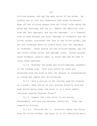 Epa method 5(m-05) | PDF