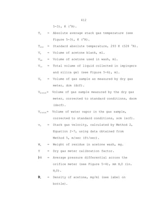 Epa method 5(m-05) | PDF