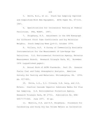 Epa method 5(m-05) | PDF