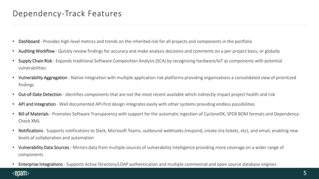 OWASP Dependency-Track Introduction | PPT