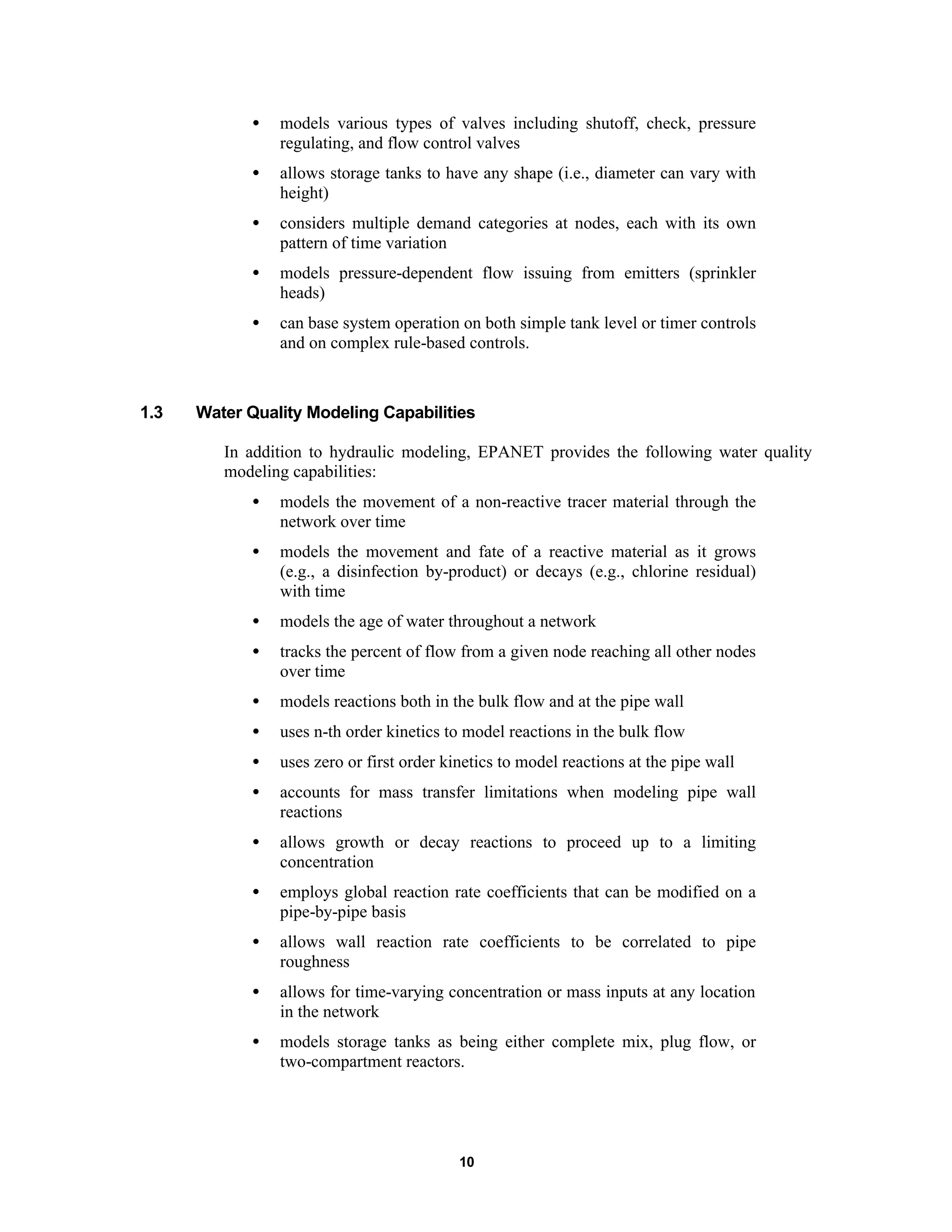 EPANET 2 Users Manual | PDF