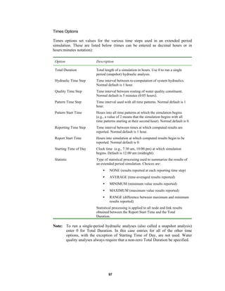 EPANET 2 Users Manual | PDF