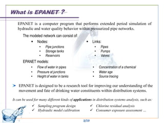 Epanet for e.s. class 2011 6-21 | PPTX